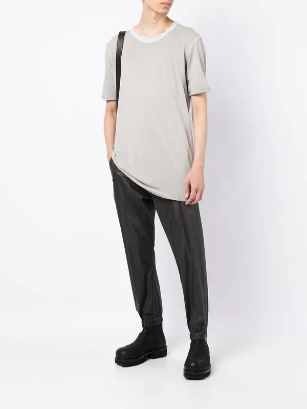 Boris Bidjan Saberi Round-neck Cotton T-shirt