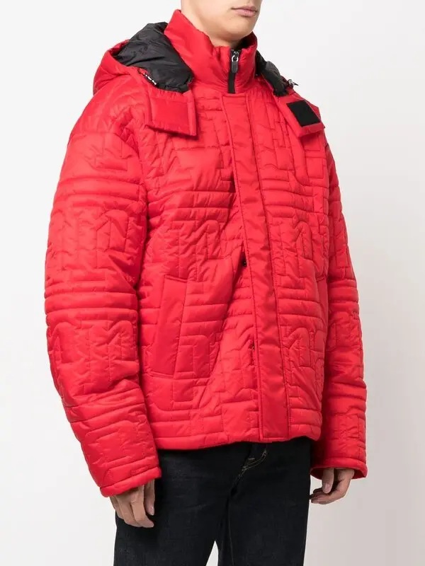 FERRARI Quilted-logo Puffer Jacket
