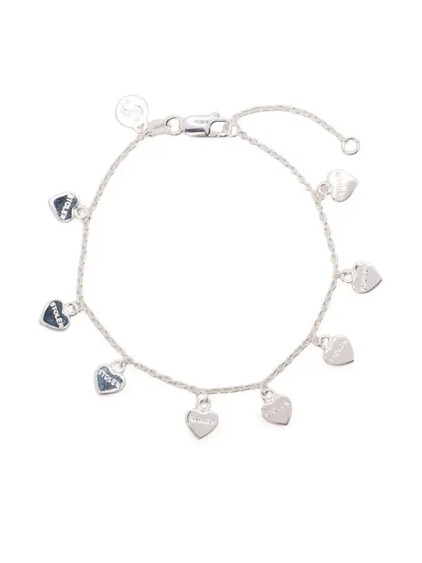 STOLEN GIRLFRIENDS CLUB Stolen Heart Charm Bracelet - Silver