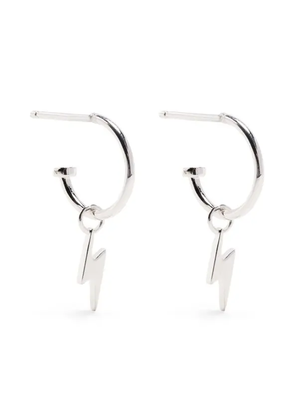 STOLEN GIRLFRIENDS CLUB Bolt Anchor Sleeper Earring - Silver