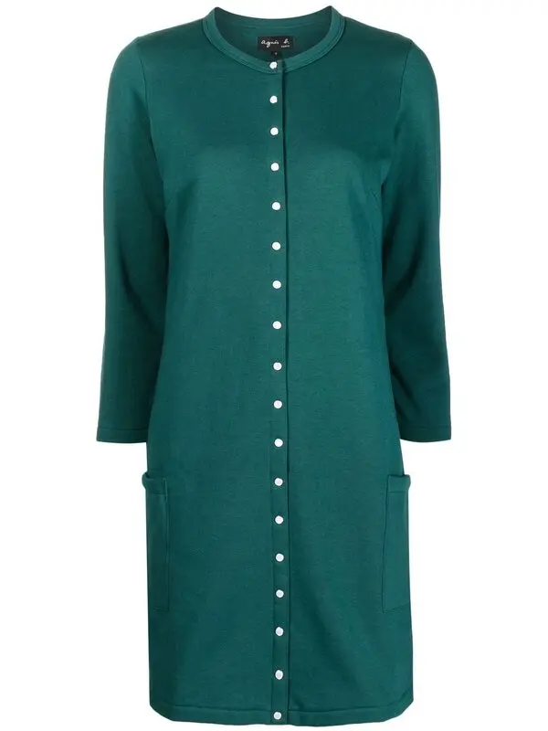 AGNÈS B. Three-quarter Sleeve Mini Dress