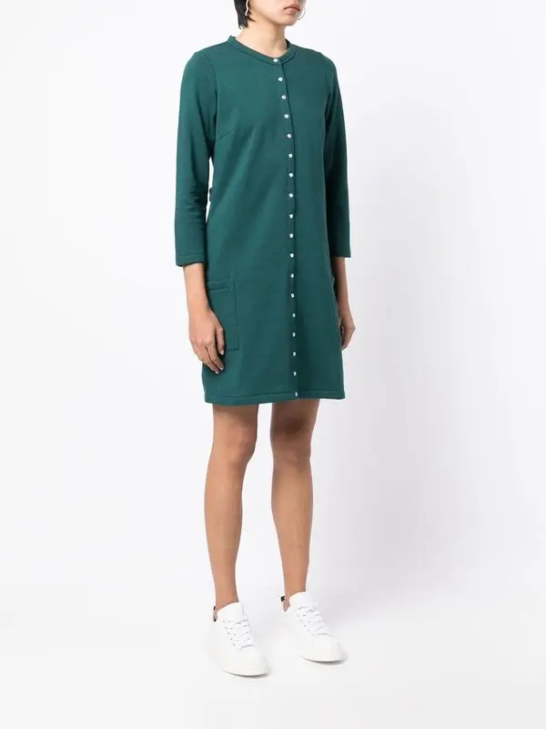 AGNÈS B. Three-quarter Sleeve Mini Dress