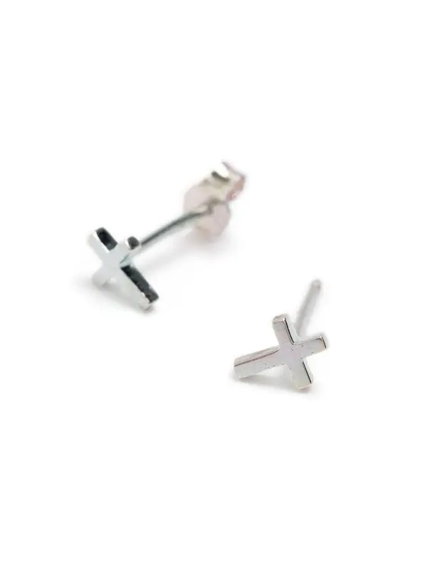 STOLEN GIRLFRIENDS CLUB Cross Sterling Stud Earrings