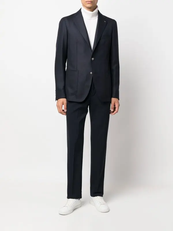 Tagliatore Virgin Wool Single-breasted Blazer