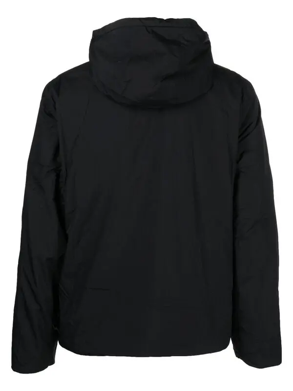 K-WAY Logo-detail Touch-strap Jacket - Black