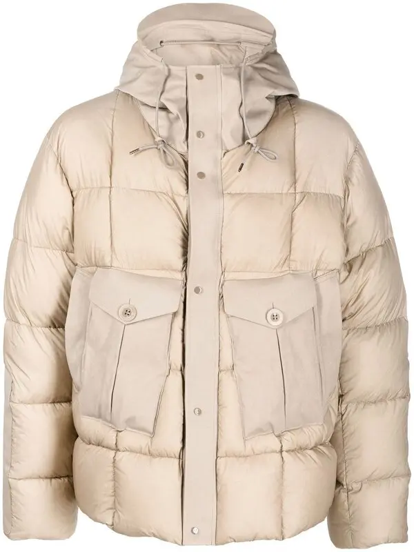 TEN C Hooded Padded Jacket