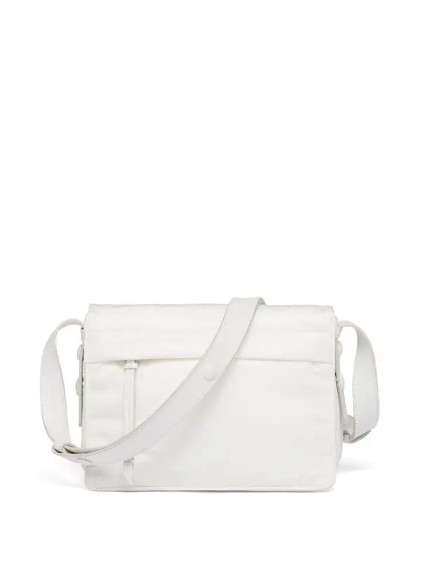 Prada Small Traveller Shoulder Bag - White
