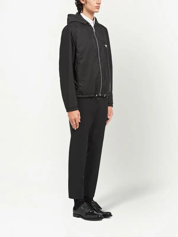 Prada Reversible Hooded Jacket - Black