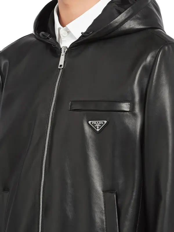 Prada Reversible Hooded Jacket - Black
