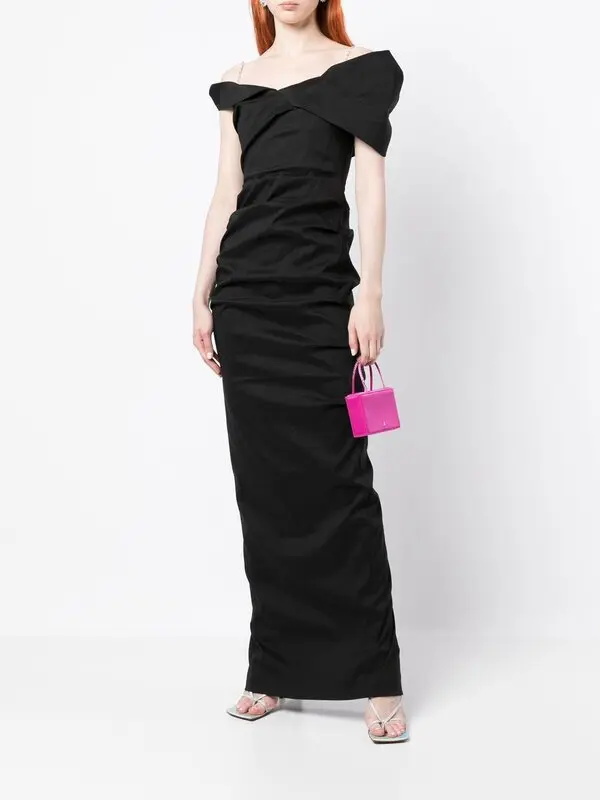 Rachel Gilbert Dahli Embellished Gown - Black