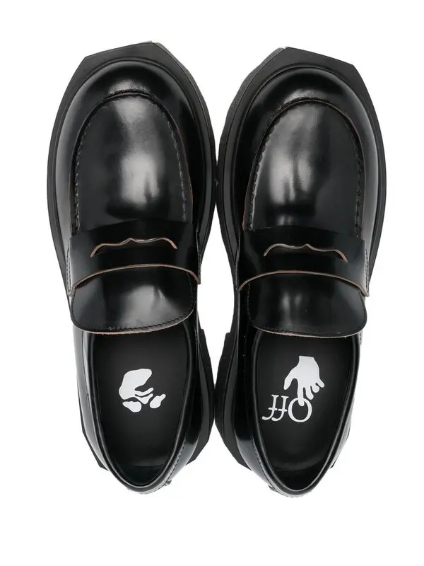 Off-White Calf Sponge Loafers