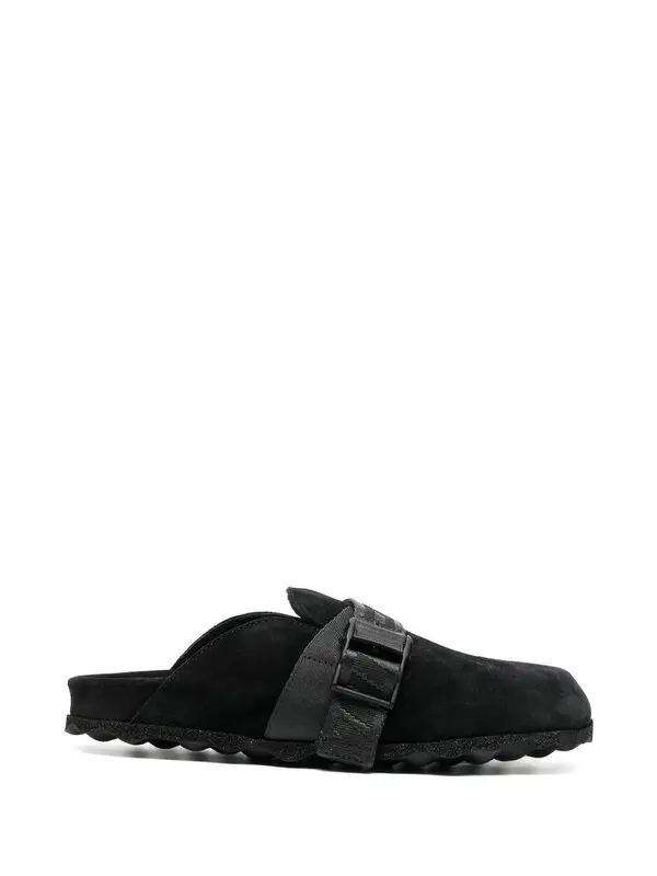 Off-White Debossed-logo Buckled Mules