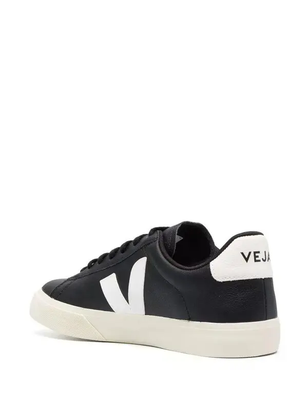 VEJA Campo Leather Sneakers - Black
