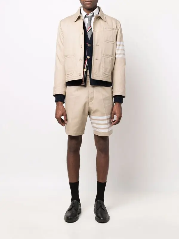 Thom Browne Patch-pocket Cashmere Cardigan