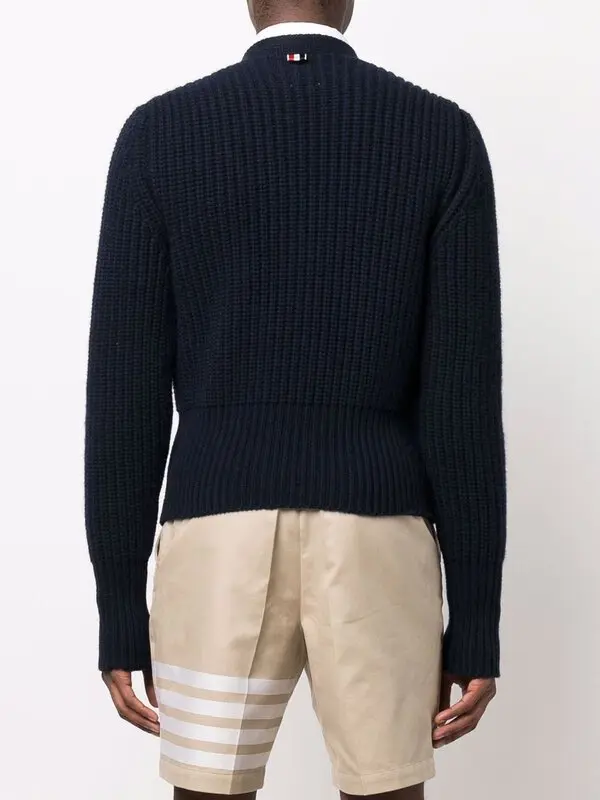 Thom Browne Patch-pocket Cashmere Cardigan