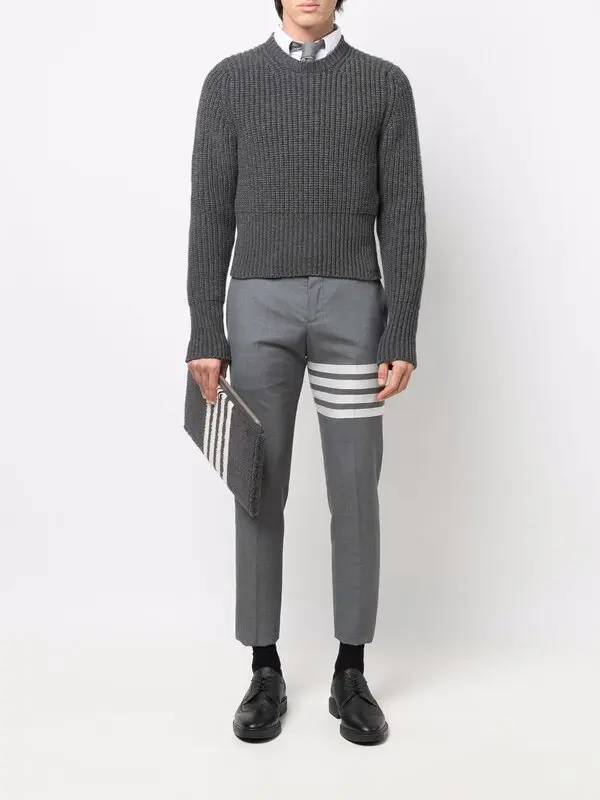 Thom Browne Waffle-knit Cashmere Sweater
