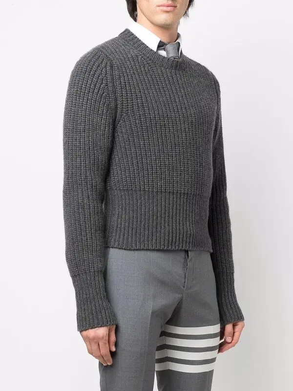 Thom Browne Waffle-knit Cashmere Sweater