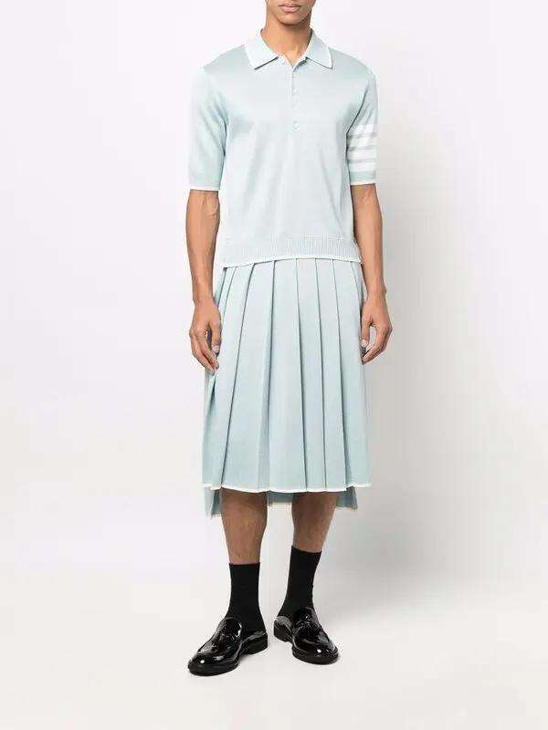 Thom Browne High-low Pleated Skirt