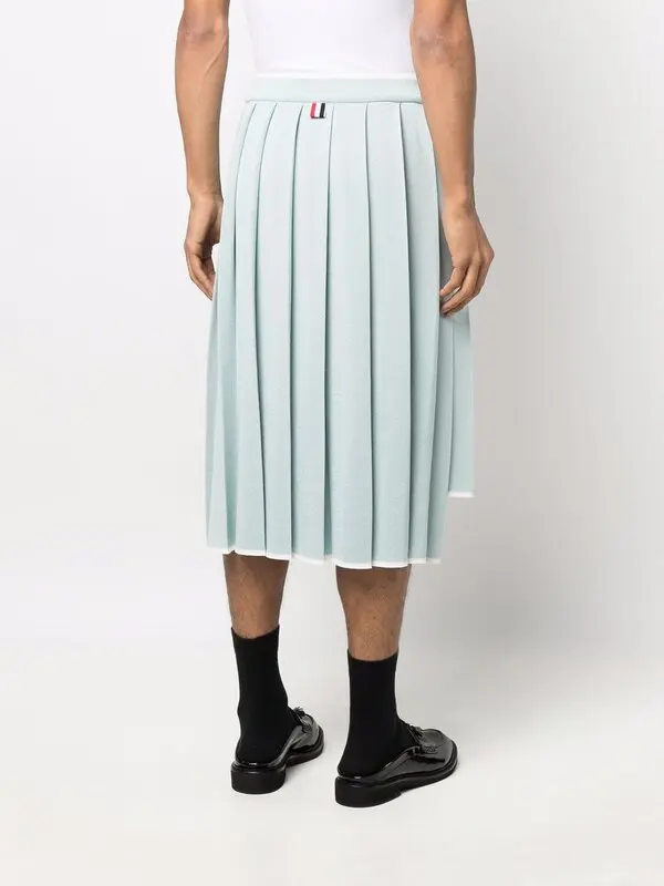 Thom Browne High-low Pleated Skirt