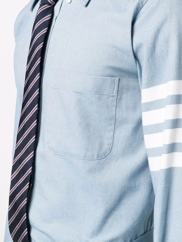 Thom Browne 4-bar Long-sleeve Shirt