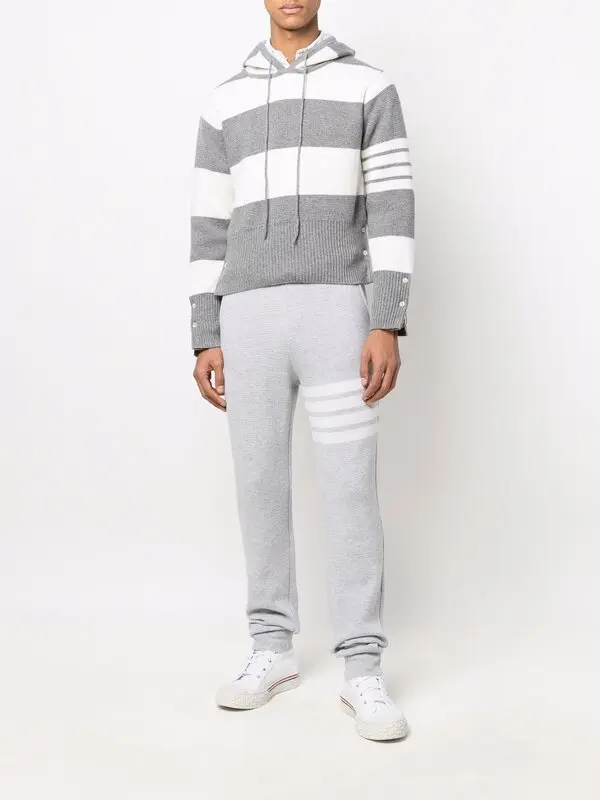 Thom Browne 4-bar Striped Hoodie