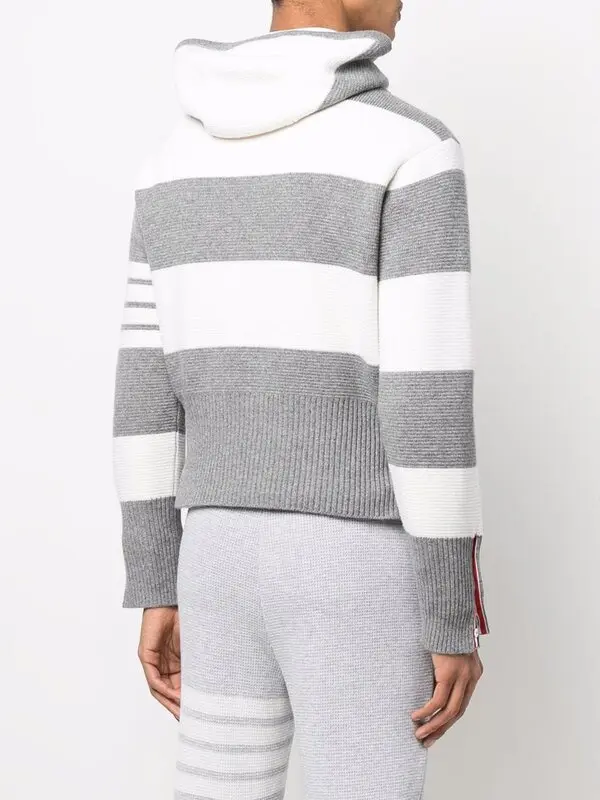 Thom Browne 4-bar Striped Hoodie