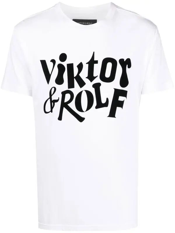 Viktor & Rolf Logo-print Cotton T-shirt - White