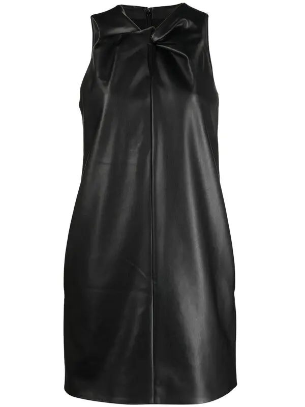 Proenza Schouler White Label Twist-front Sleeveless Dress - Black