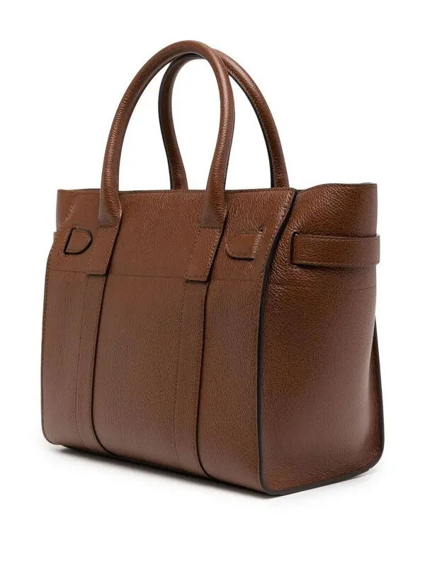 Mulberry Small Bayswater Zipped Tote Bag - Brown