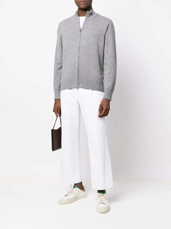 Orlebar Brown Zipped-up Knit Cardigan
