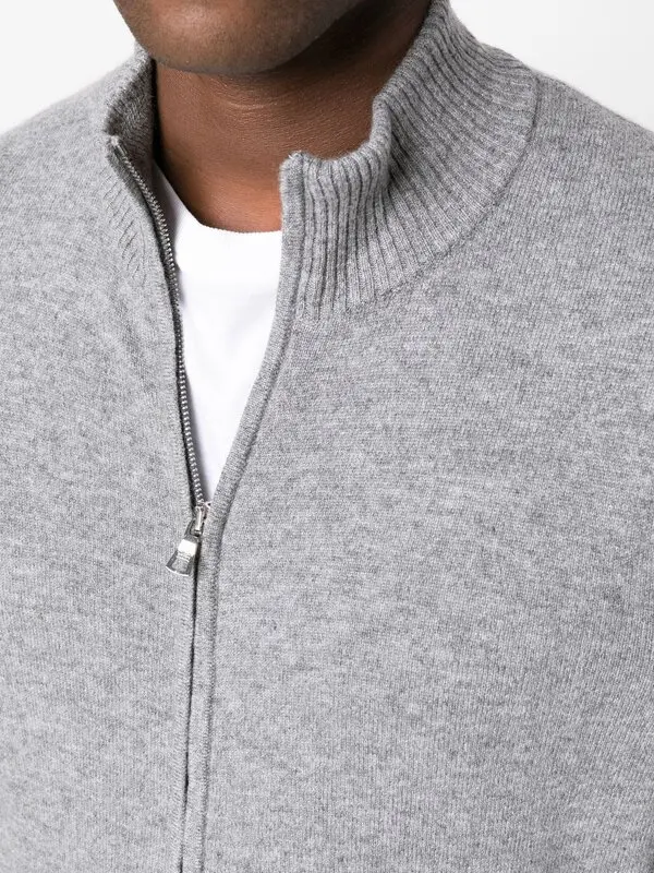 Orlebar Brown Zipped-up Knit Cardigan