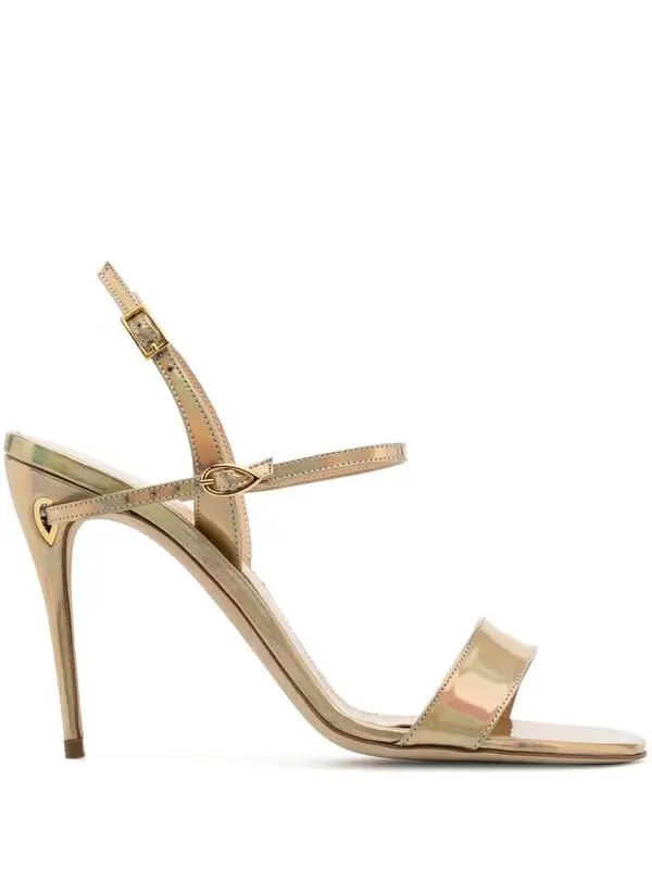 Jennifer Chamandi Tommaso Leather Sandals