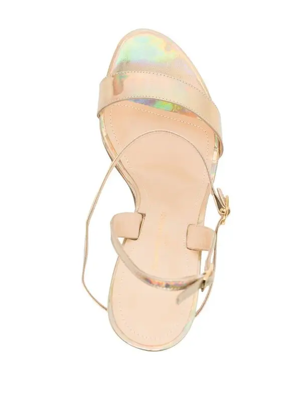 Jennifer Chamandi Tommaso Leather Sandals