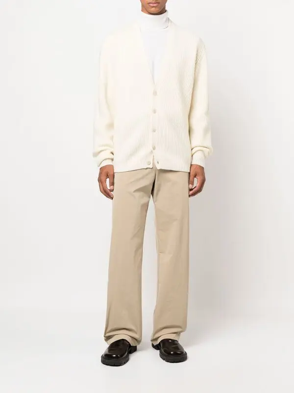LEMAIRE Button-down Knit Cardigan - Neutrals