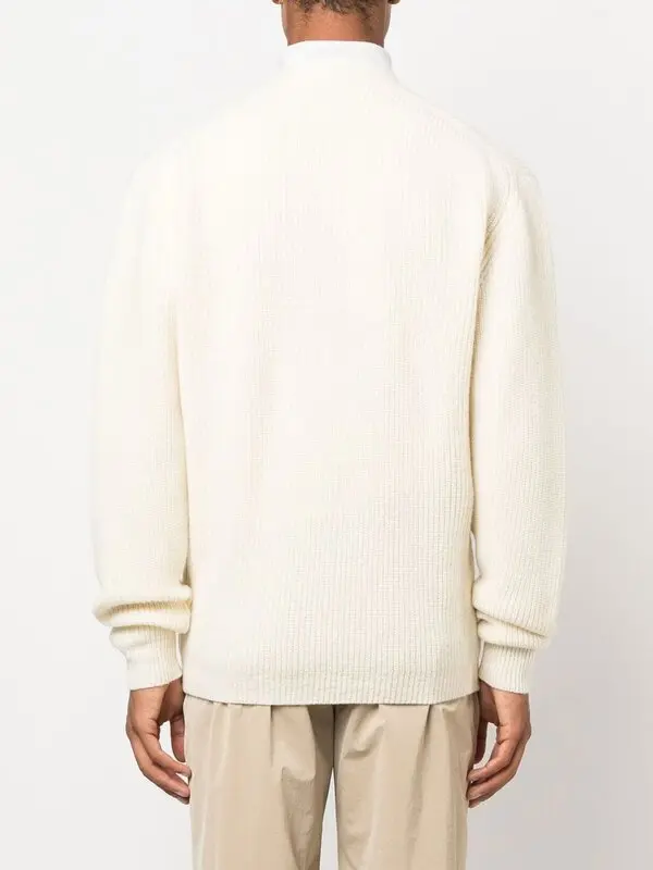 LEMAIRE Button-down Knit Cardigan - Neutrals
