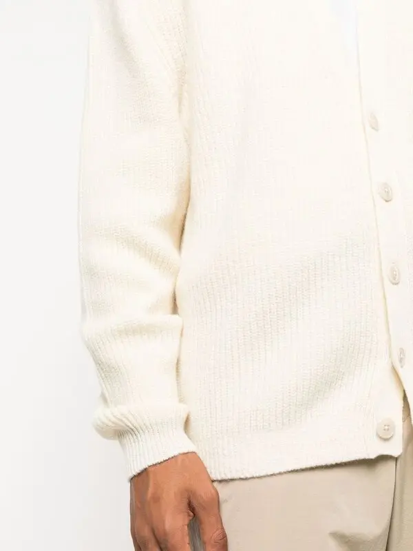 LEMAIRE Button-down Knit Cardigan - Neutrals