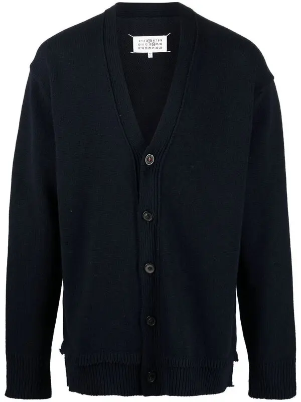 MAISON MARGIELA V-neck Cardigan - Blue