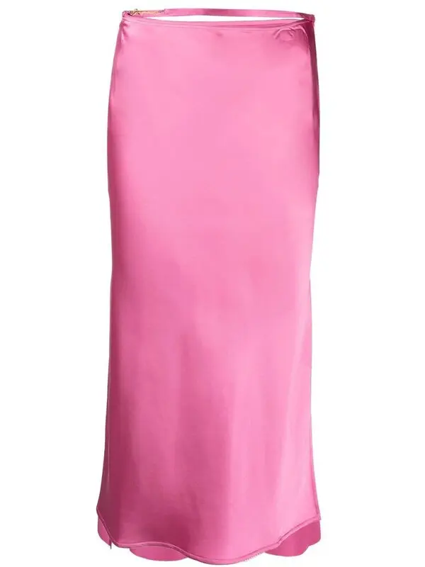 Jacquemus La Jupe Notte Midi Skirt - Pink