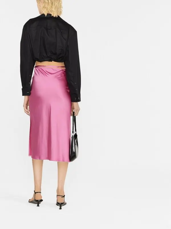 Jacquemus La Jupe Notte Midi Skirt - Pink