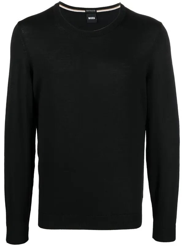 BOSS Crew Neck Pullover - Black