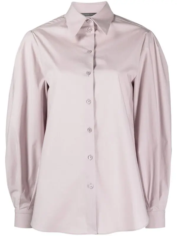 Alberta Ferretti Pointed Balloon Sleeve Shirt