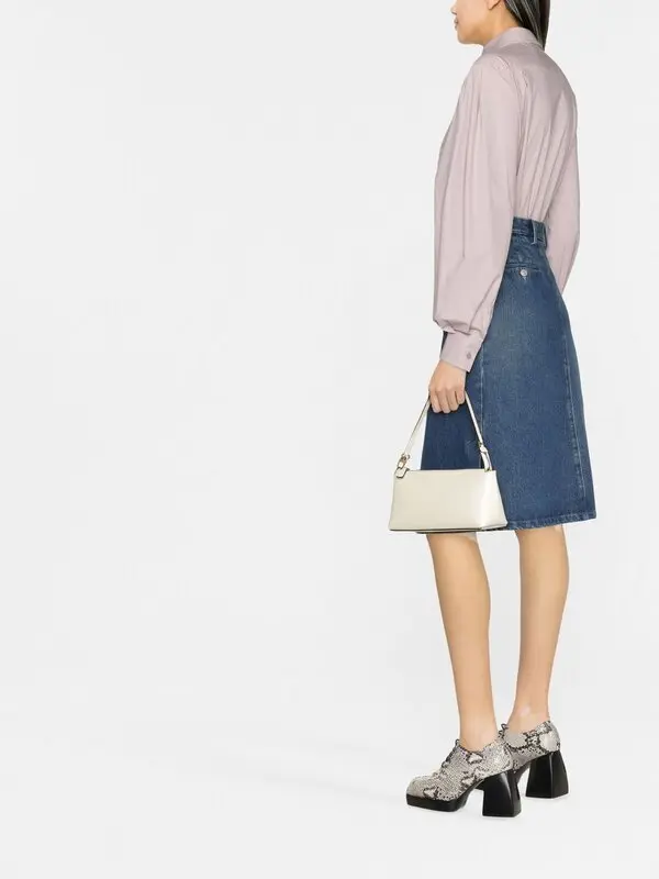 Alberta Ferretti Pointed Balloon Sleeve Shirt