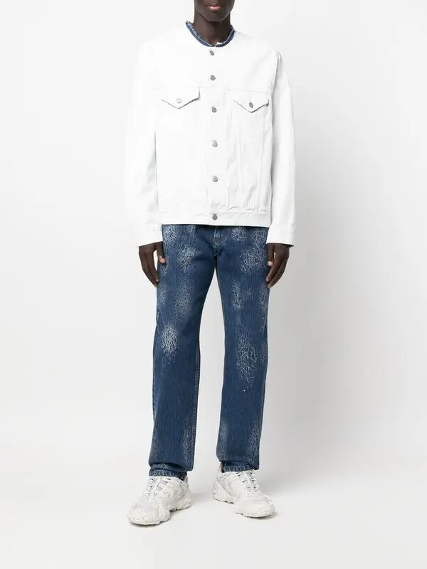 MAISON MARGIELA Collarless Denim Jacket
