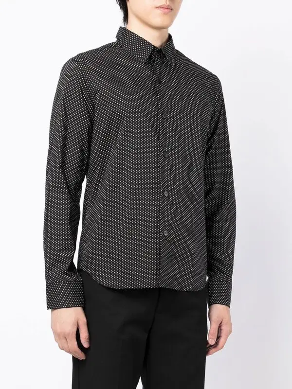AGNÈS B. Polka Dot-print Cotton Shirt