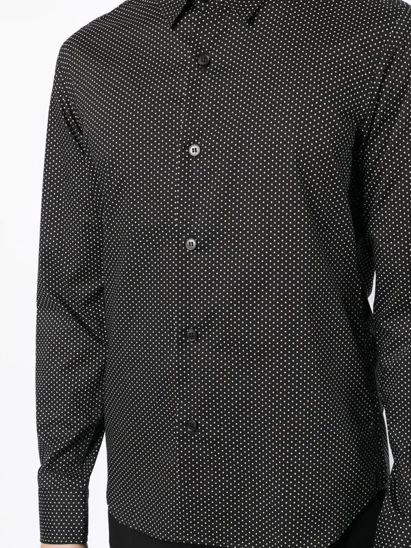 AGNÈS B. Polka Dot-print Cotton Shirt