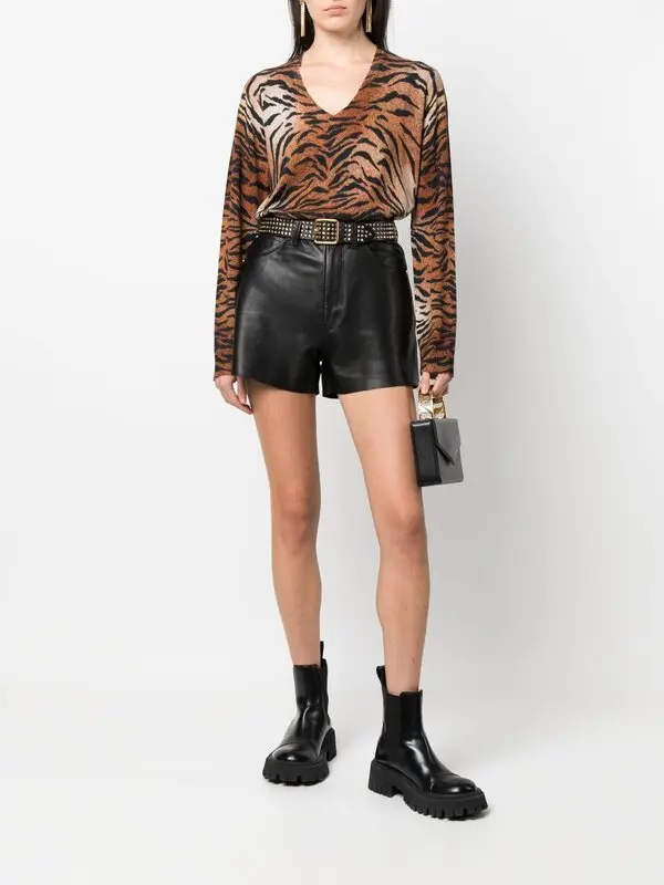 Dsquared2 Leopard-print Knitted Jumper