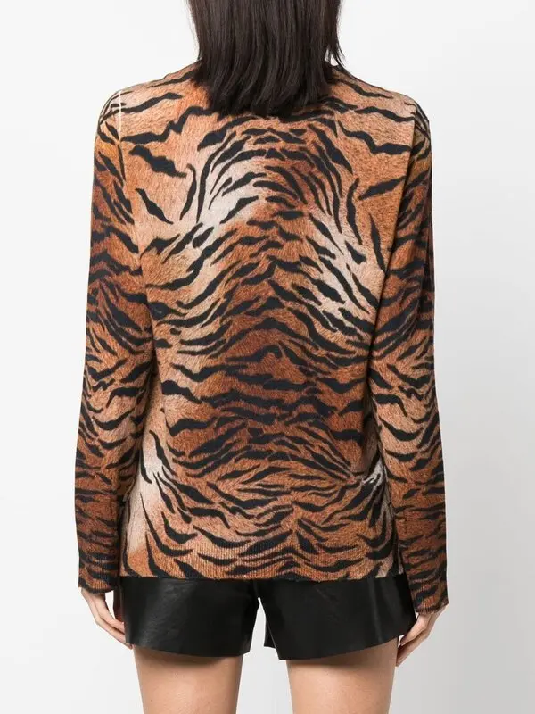 Dsquared2 Leopard-print Knitted Jumper