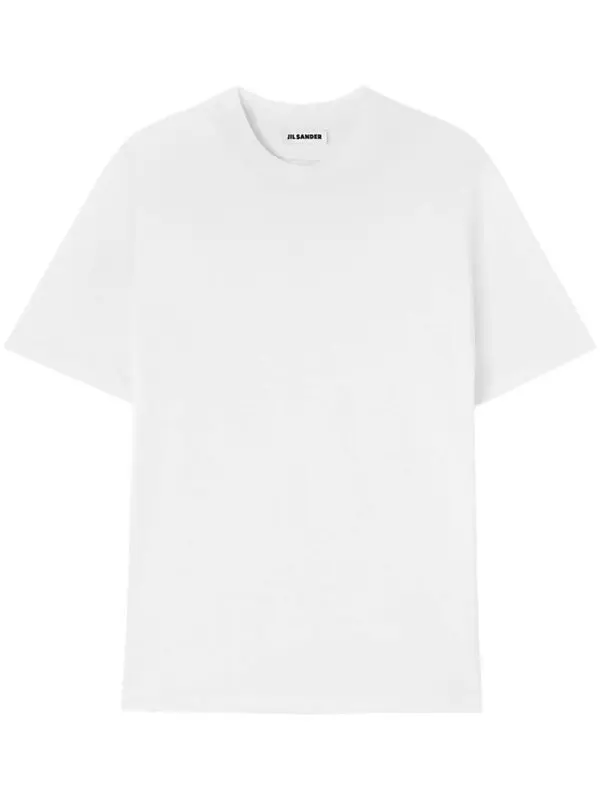 JIL SANDER Round-neck Short-sleeve T-shirt - White