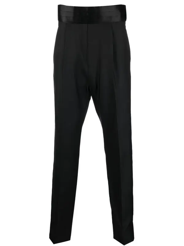 Dsquared2 High-waisted Tailored Tuxedo Trousers