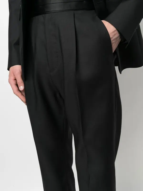 Dsquared2 High-waisted Tailored Tuxedo Trousers